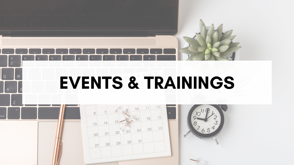 Events & Trainings for Mental Health Education